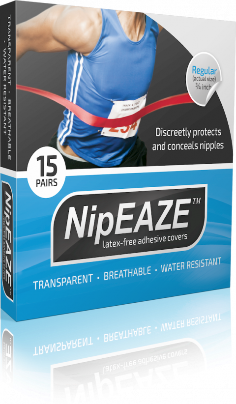 NipEAZE Original Sport Nip Cover: Nipple Protection for Runners ...